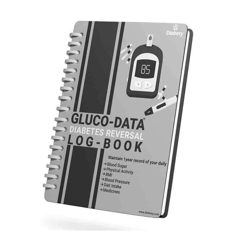 Gluco Data Log Book Hard Copy – Diabexy